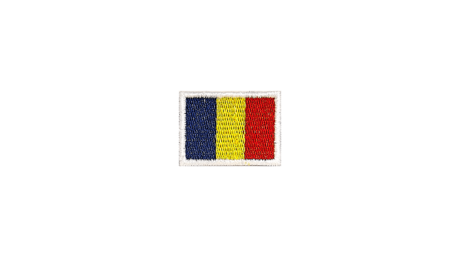 Chad flag patch | 3.5cm x 2.5 cm | TravellingPatchesON